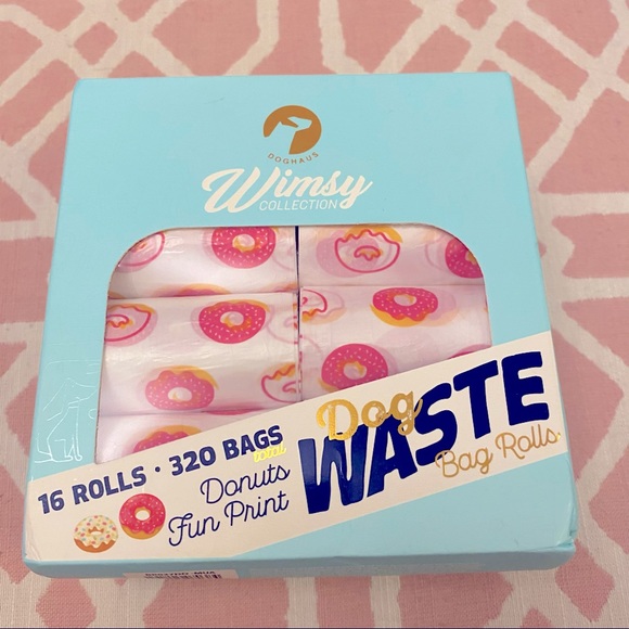 DogHaus Wimsy Collection | Dog | Dog Waste Bags Donuts 32 Doughnut ...